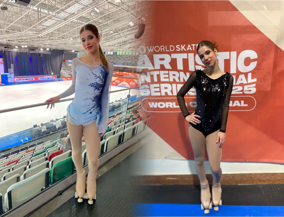Top five! Victoria se lució en la Copa del Mundo de Patinaje y enorgulleció a Marcos Paz | Hora ...